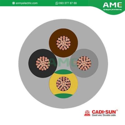 Dây mềm tròn 4 ruột - VCTF 4x 36kA 300/500V - 450/750V