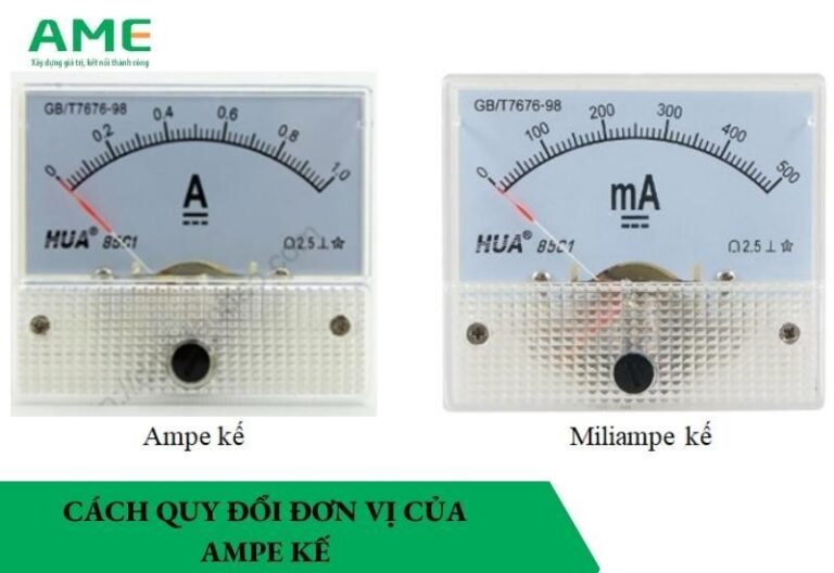 Ampe kế là gì? Cấu tạo, chức năng và phân loại CHI TIẾT