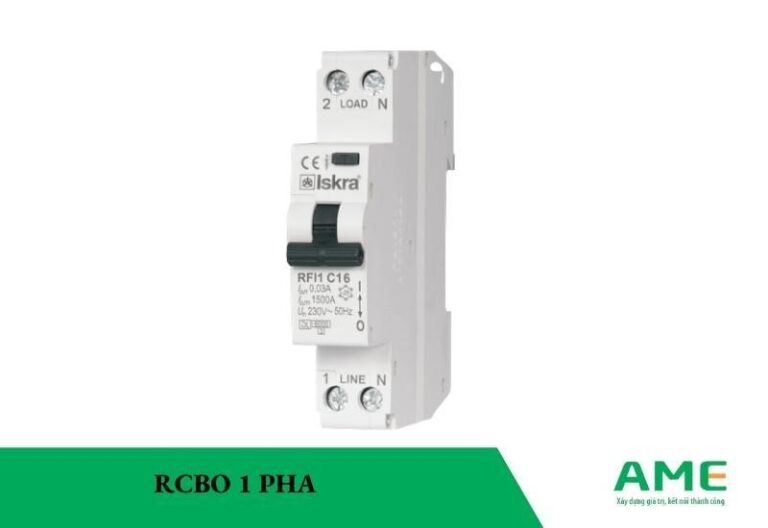 RCBO là gì? Cấu tạo, nguyên lý hoạt động & Cách đấu HIỆU QUẢ